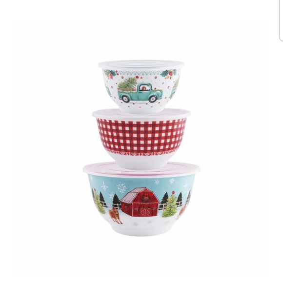 The Pioneer Woman | Kitchen | The Pioneer Woman Holiday Barn Melamine ...